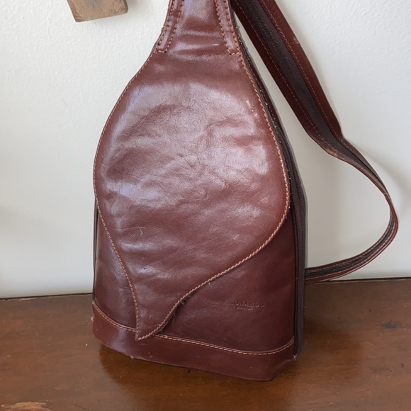 Leonardo | Bags | Vintage Leonardo Leather Backpack | Poshmark